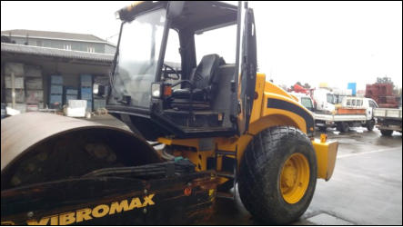 rullo compattatore stradale jcb 115 rullo gomma ferro, roller earth ...